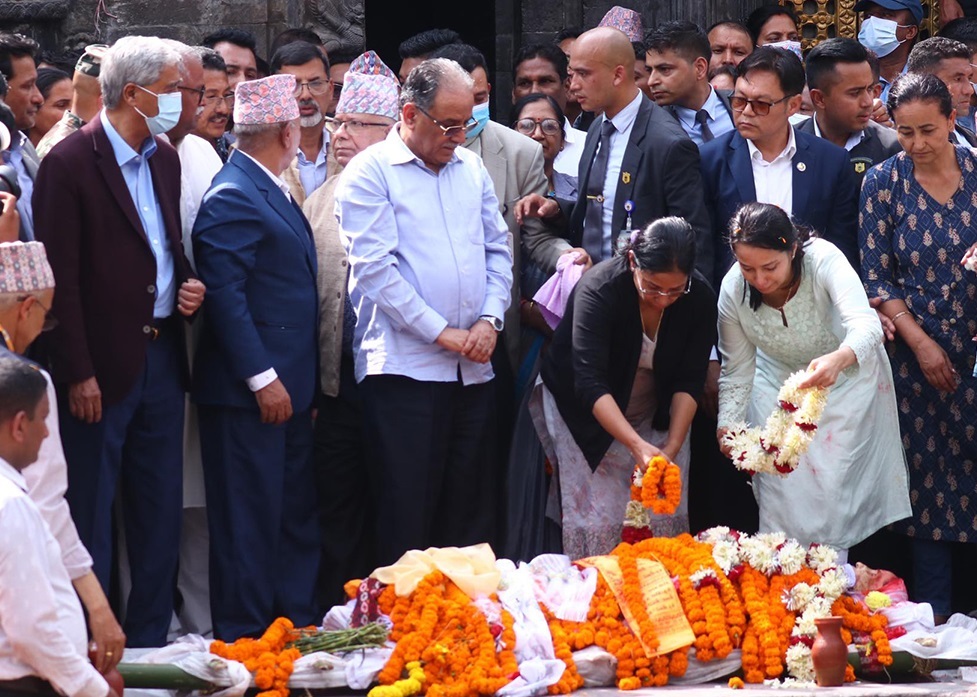 कांग्रेस सभापति देउवाद्वारा दाहालको निधनप्रति दुःख व्यक्त « Globe Nepal